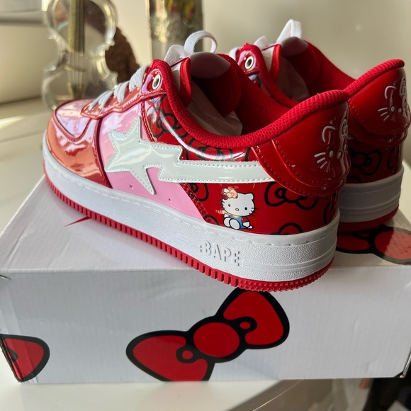 Bape | Shoes | Bapesta Size Hello Kitty Ds | Poshmark